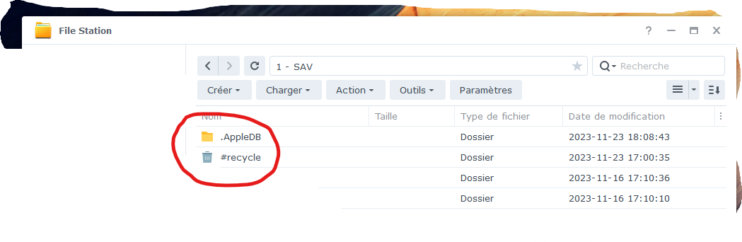 fichier caché - File Station - NAS-Forum